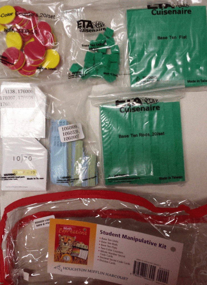 Math Expressions Student Manipulative Kit Level 5 Math Expressions Student Manipulative Kit Level 5